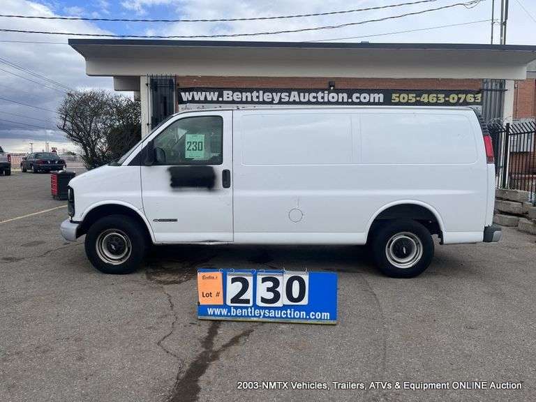 1997 CHEVROLET EXPRESS 2500 CARGO VAN UNKNOWN MILES, - Bentley ...