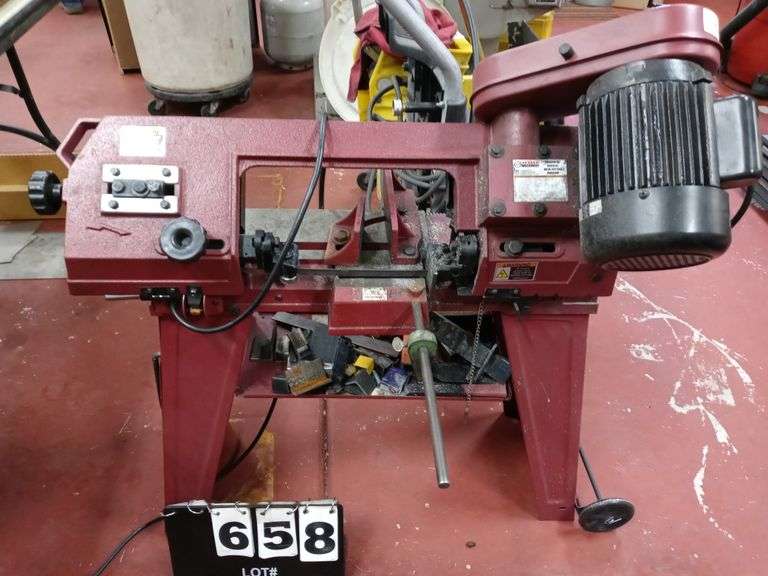 CENTRAL MACHINERY 93762 HORIZONTAL VERTICAL METAL CUTTING BANDSAW ...