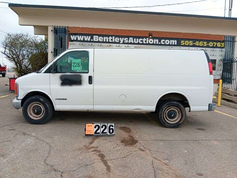 1997 CHEVROLET EXPRESS VAN G21405 Cargo Van UNKNOWN MILES, - Bentley ...