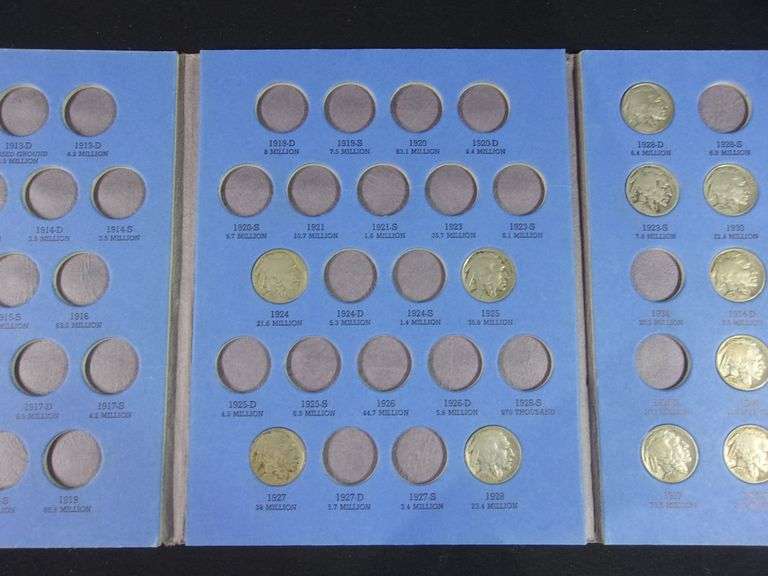 1913-1938 NICKEL COLLECTION BOOK - Bentley & Associates, LLC