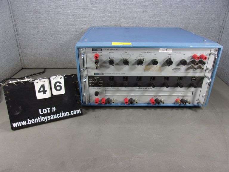 FLUKE CHASSIS - FLUKE 721A LEAD COMPENSATOR & 720A KELVIN-VARLEY ...