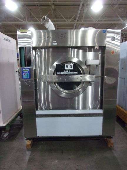 ECOLAB COMMERCIAL STAINLESS LARGE CAPACITY TEXTILE WASHING MACHINE ...