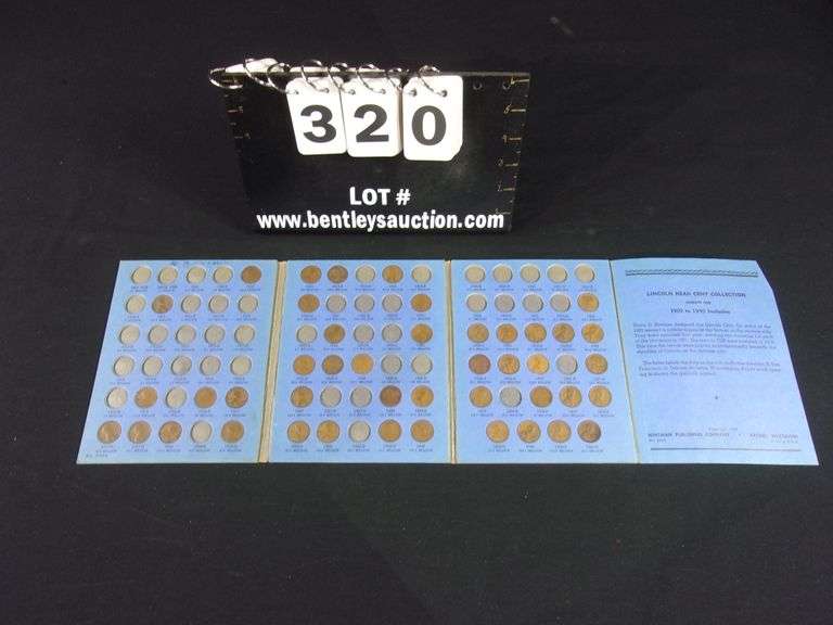 1909-1940 LINCOLN HEAD WHEAT CENT COLLECTION BOOK- NUMBER ONE - Bentley ...