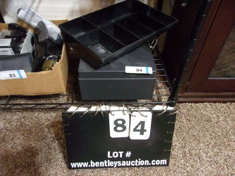 METAL GRAY BOX: ASSORTED RECEIPT PAPER AND CASH DRAWER - Bentley ...