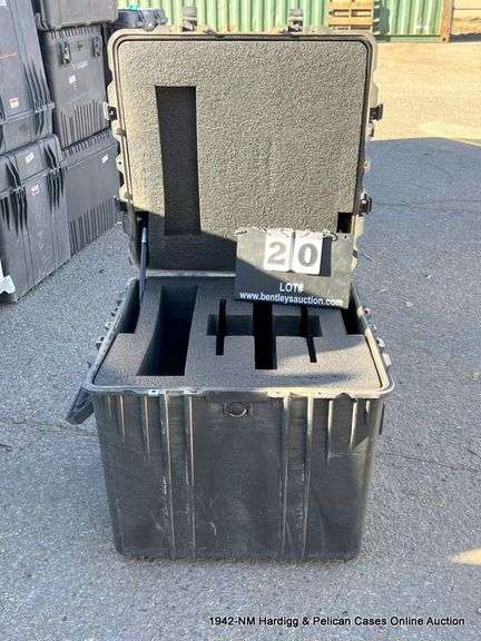PELICAN CASE SHIPPING CONTAINER, 25" X 25" X 25" - AS IS, USED ...