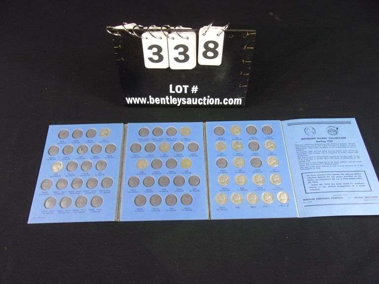 1938-1961 JEFFERSON NICKEL COLLECTION BOOK- - Bentley & Associates, LLC