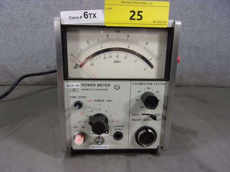 HP 432A-M POWER METER - Bentley & Associates, LLC
