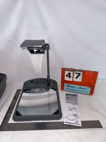 APOLLO OVERHEAD PROJECTOR 4000 - AS IS, NO POWER CORD, MISSING PARTS ...
