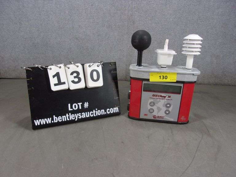 3M QUEST TECHNOLOGIES QUESTEMP 34 THERMAL ENVIRONMENT MONITOR - Bentley ...