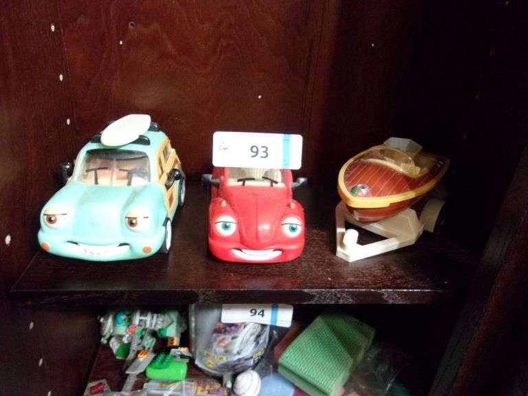 LOT: THE CHEVRON CARS WOODY WAGON, RUDY RAGTOP, C.C. BOAT N' TRAILER ...