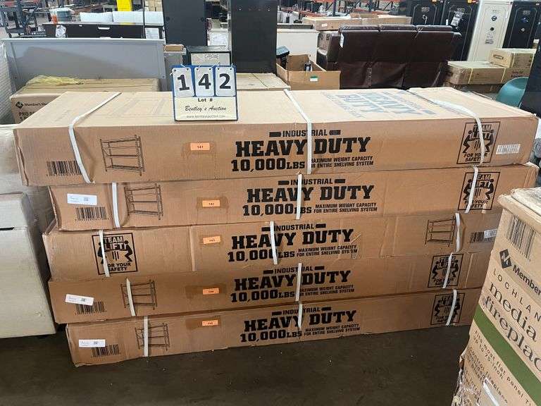 MEMBERS MARK INDUSTRIAL HEAVY DUTY 4-SHELF STORAGE RACK 10000LBS MAX ...