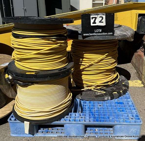 PALLET: SPOOLS-CABLE (3X MONEY)- HAS SCRATCHES & DENTS - Bentley ...