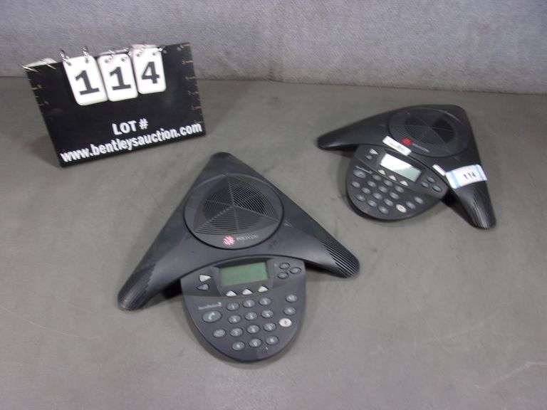 2 POLYCOM NON-EXPANDABLE SOUNDSTATION 2 - Bentley & Associates, LLC