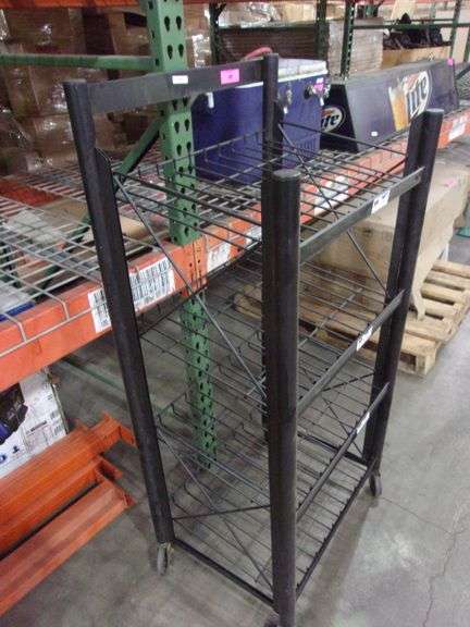 BLACK 4-SHELF WIRE RACK - Bentley & Associates, LLC