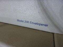 OPEX OMATION MODEL 206 ENVELOPENER LETTER OPENER SYSTEM MACHINE ...