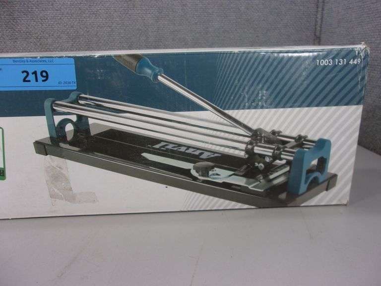 ANVIL TILE CUTTER - Bentley & Associates, LLC