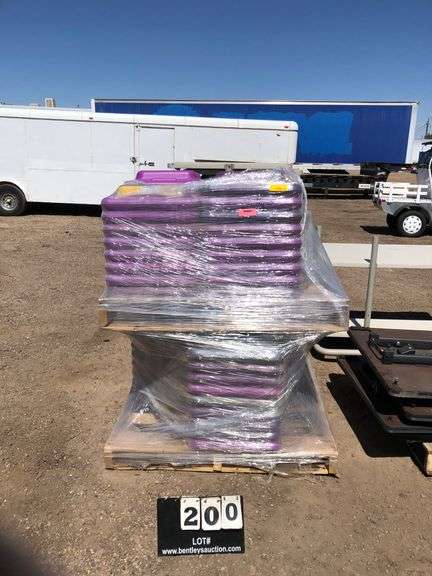 PALLET: PLASTIC GYM RISERS - PURPLE - USED, AS IS - Bentley ...