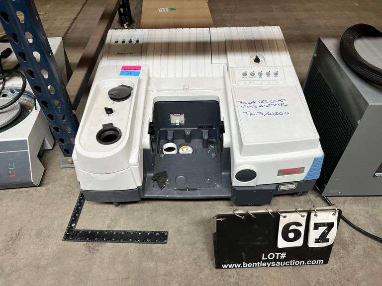 THERMO SCIENTIFIC NICOLET 6700 FT-IR SPECTROMETER - Bentley ...
