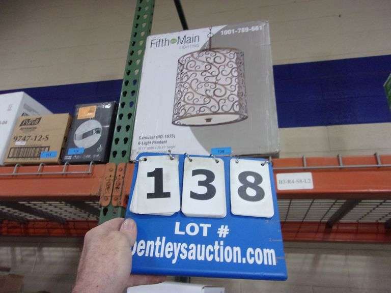 FIFTH AND MAIN CAROUSEL 6-LIGHT CEILING LIGHT FIXTURE - Bentley ...