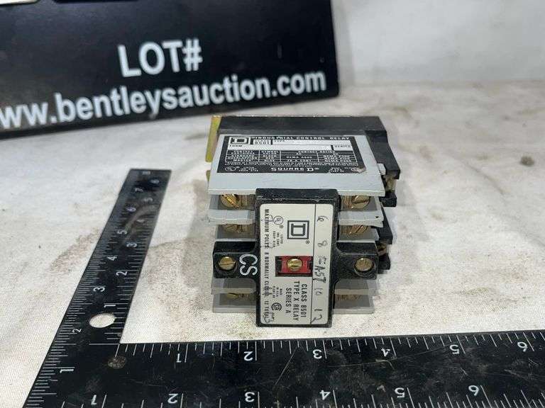 SQUARE D INDUSTRIAL CONTROL RELAY - Bentley & Associates, LLC