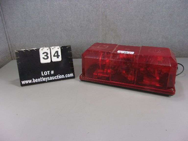 FEDERAL SIGNAL CORPORATION RED EMERGENCY LIGHT, MODEL HLCM - Bentley ...