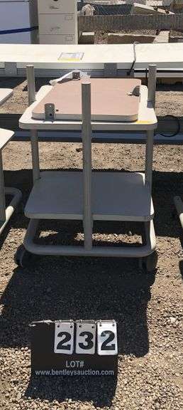 CASTERED ANTHROCART - 25 X 30 X 36 - USED, AS IS - Bentley & Associates ...