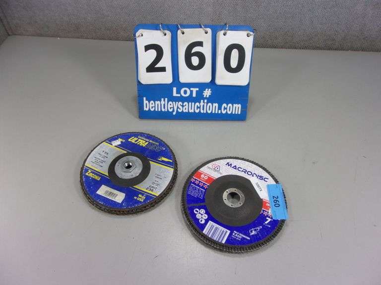 MACRO DISC 60 GRIT 7" WHEEL, ULTRADISC Z36 GRIT 7" WHEEL (2X MONEY ...