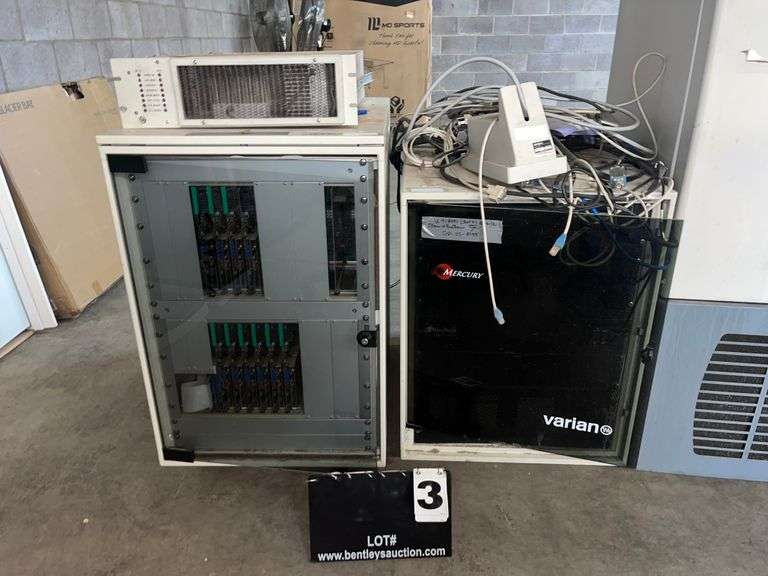 VARIAN UNITY PLUS NMR SYSTEM W/993129 READOUT AND CABINETS - Bentley ...