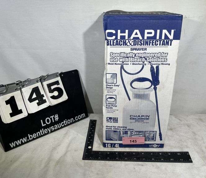 CHAPIN BLEACH AND DISINFECTANT SPRAYER - Bentley & Associates, LLC