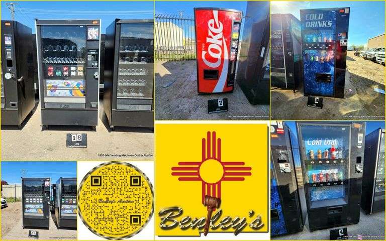 1907-NM Vending Machines Online Auction - Bentley & Associates, LLC