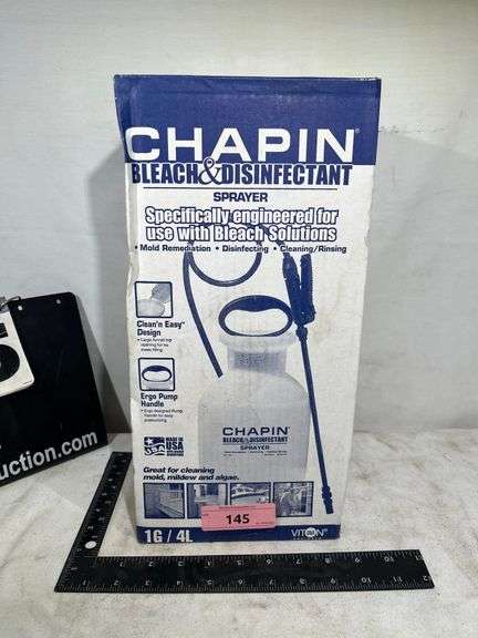 CHAPIN BLEACH AND DISINFECTANT SPRAYER - Bentley & Associates, LLC