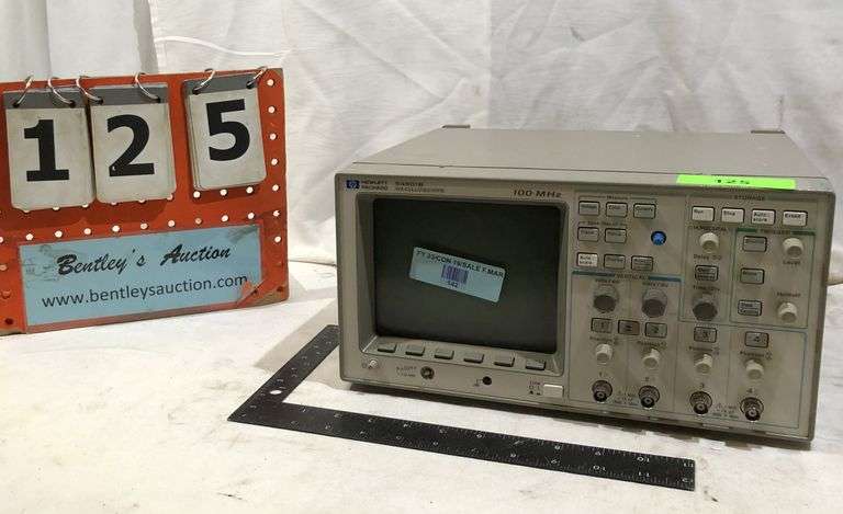 HP 54601B 100MHZ OSCILLOSCOPE - Bentley & Associates, LLC