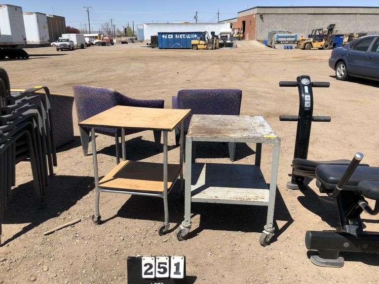METAL CASTERED CARTS - USED, AS IS (2X MONEY) - Bentley & Associates, LLC