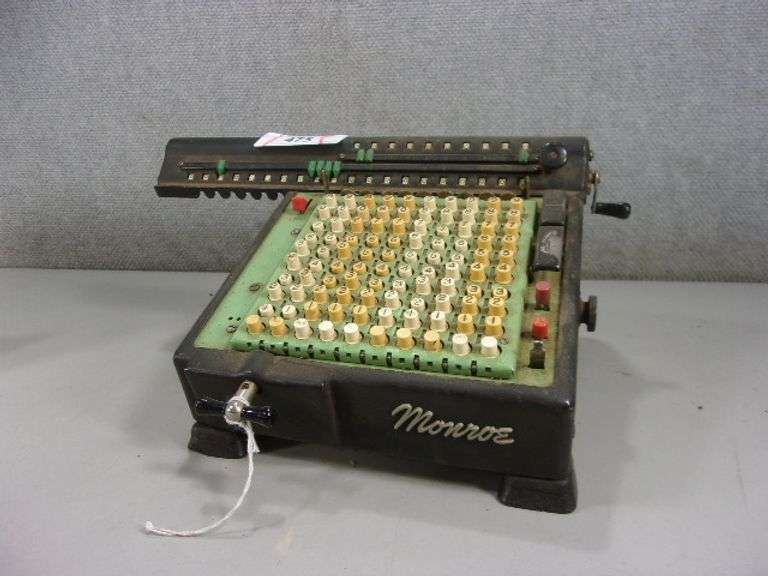 MONROE MOTOR DRIVEN MECHANICAL CALCULATOR - Bentley & Associates, LLC