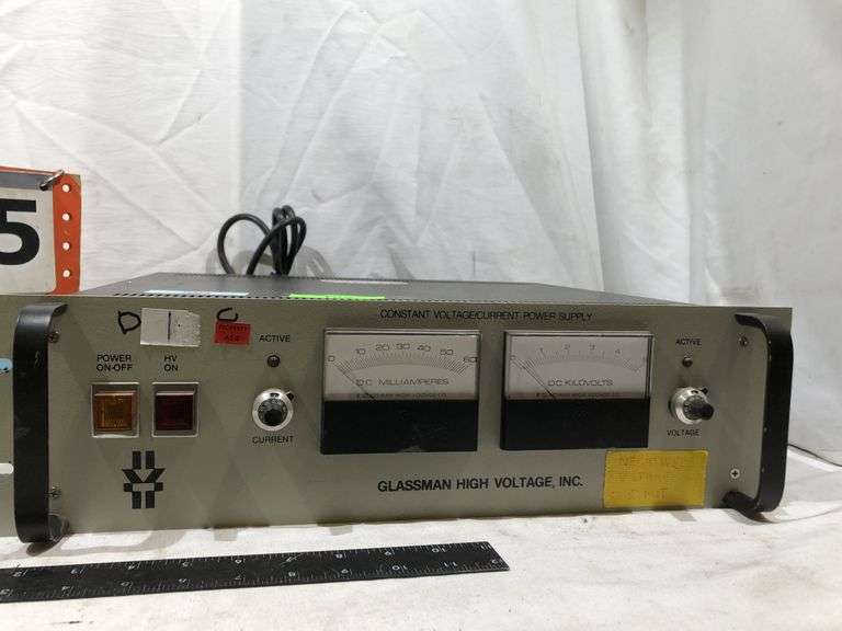 GLASSMAN HIGH VOLTAGE POWER SUPPLY - Bentley & Associates, LLC