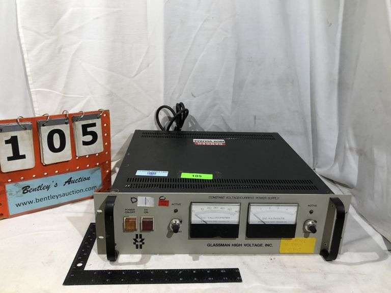 GLASSMAN HIGH VOLTAGE POWER SUPPLY - Bentley & Associates, LLC