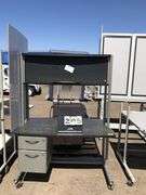 CASTERED DESK - 47 X 28 X 74 - USED, AS IS - Bentley & Associates, LLC