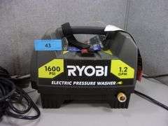 RYOBI 1,600 PSI ELECTRIC PRESSURE WASHER - Bentley & Associates, LLC