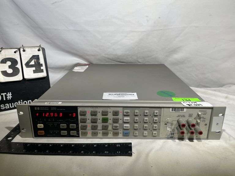HP 3456A DIGITAL VOLTMETER - Bentley & Associates, LLC