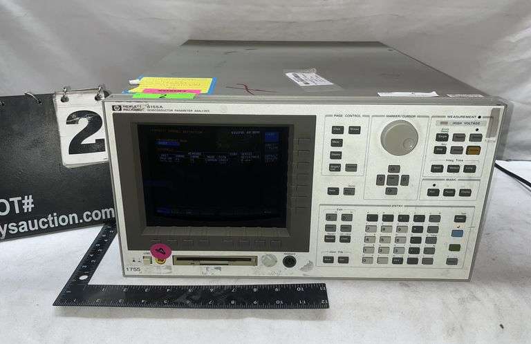 HP 4155A SEMICONDUCTOR PARAMETER ANALYZER - Bentley & Associates, LLC