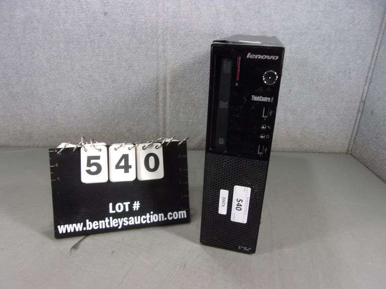 LENOVO THINKCENTRE EDGE 72 COMPUTER - Bentley & Associates, LLC