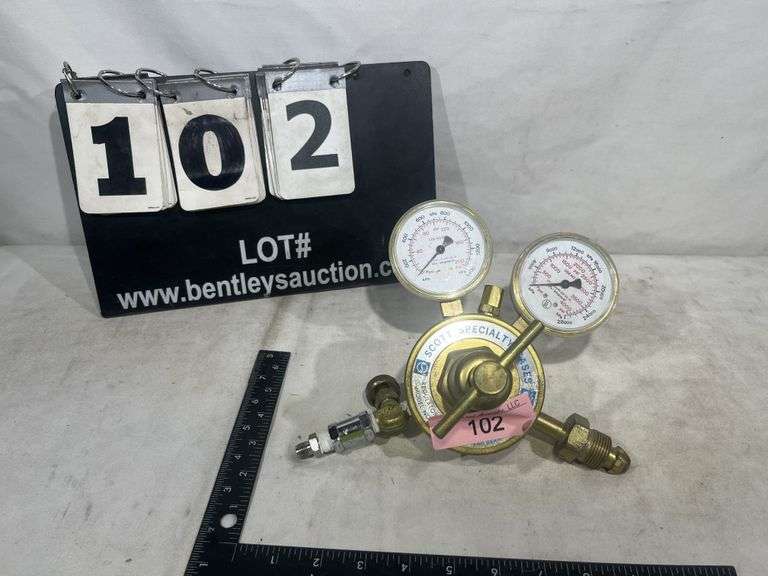 SCOTT SPECIALITY GASES REGULATOR 200 PSI, 4000 PSI - Bentley ...