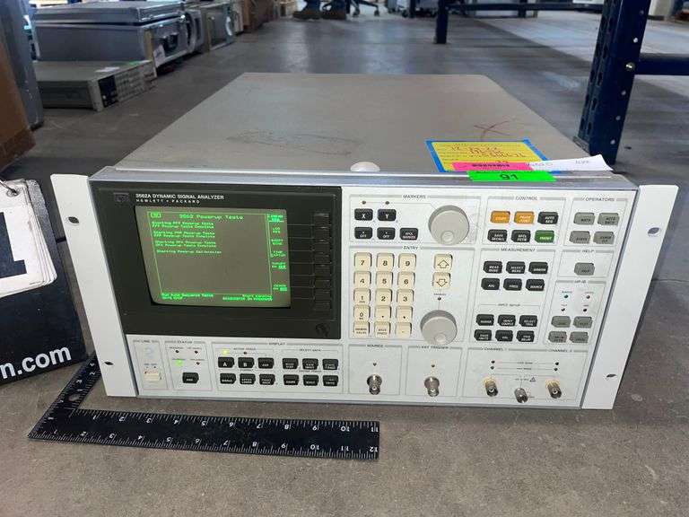 HP 3562A DYNAMIC SIGNAL ANALYZER - Bentley & Associates, LLC