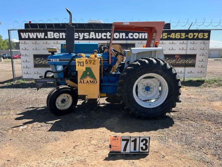 1991 FORD 7610 TRACTOR W/ ALAMO TERRAIN MOWER - Bentley & Associates, LLC