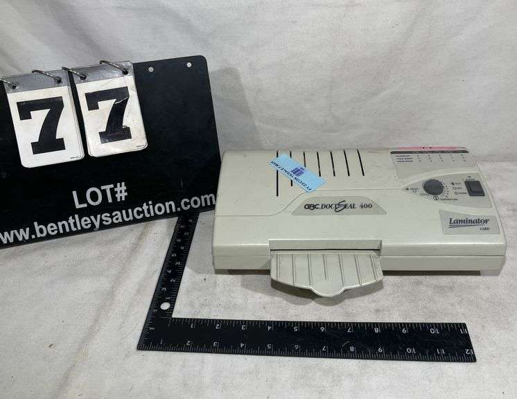 GBC DOCUSEAL 400 CARD LAMINATOR - Bentley & Associates, LLC