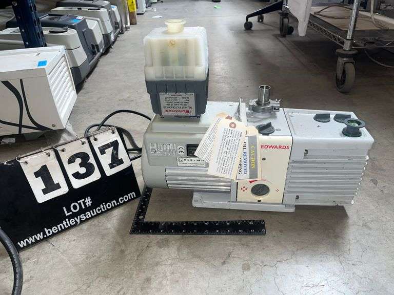 EDWARDS RV12 VACUUM PUMP - Bentley & Associates, LLC