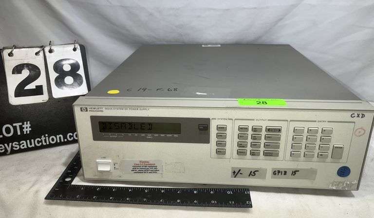 HP 6624A SYSTEM DC POWER SUPPLY - Bentley & Associates, LLC