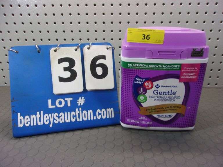 MEMBER'S MARK GENTLE INSTANT FORMULA MILK BASED POWDER W/ IRON - 48 OZ ...