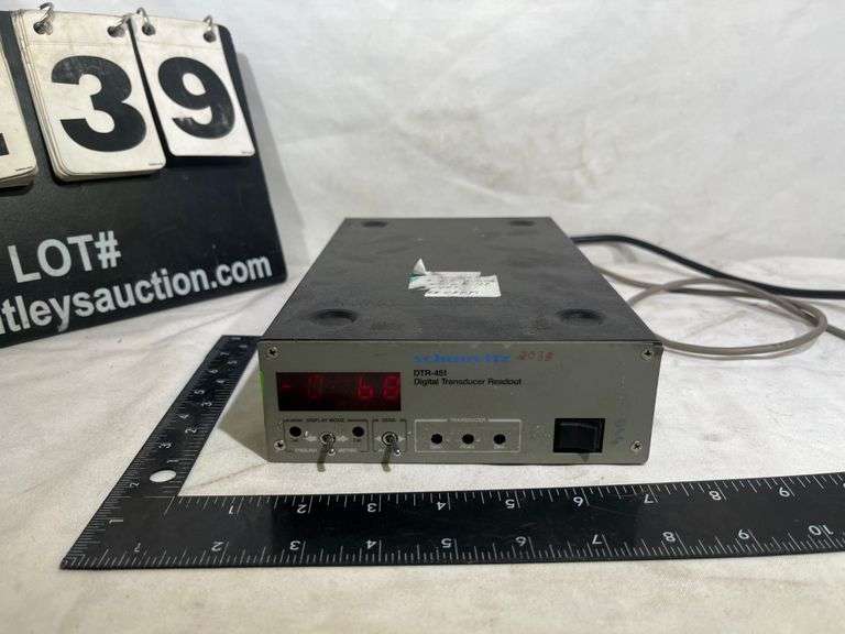 SCHAEVITZ DTR-451 DIGITAL TRANSDUCER READOUT - Bentley & Associates, LLC