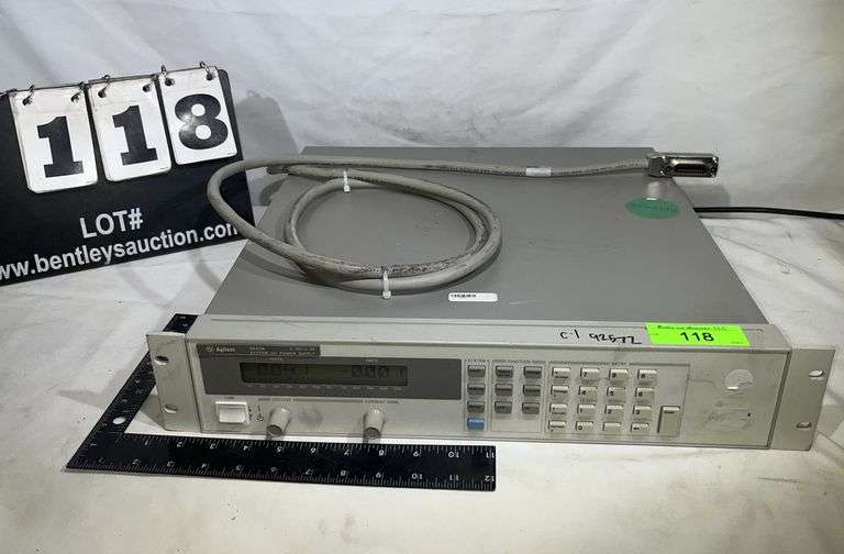 AGILENT 6643A SYSTEM DC POWER SUPPLY - Bentley & Associates, LLC